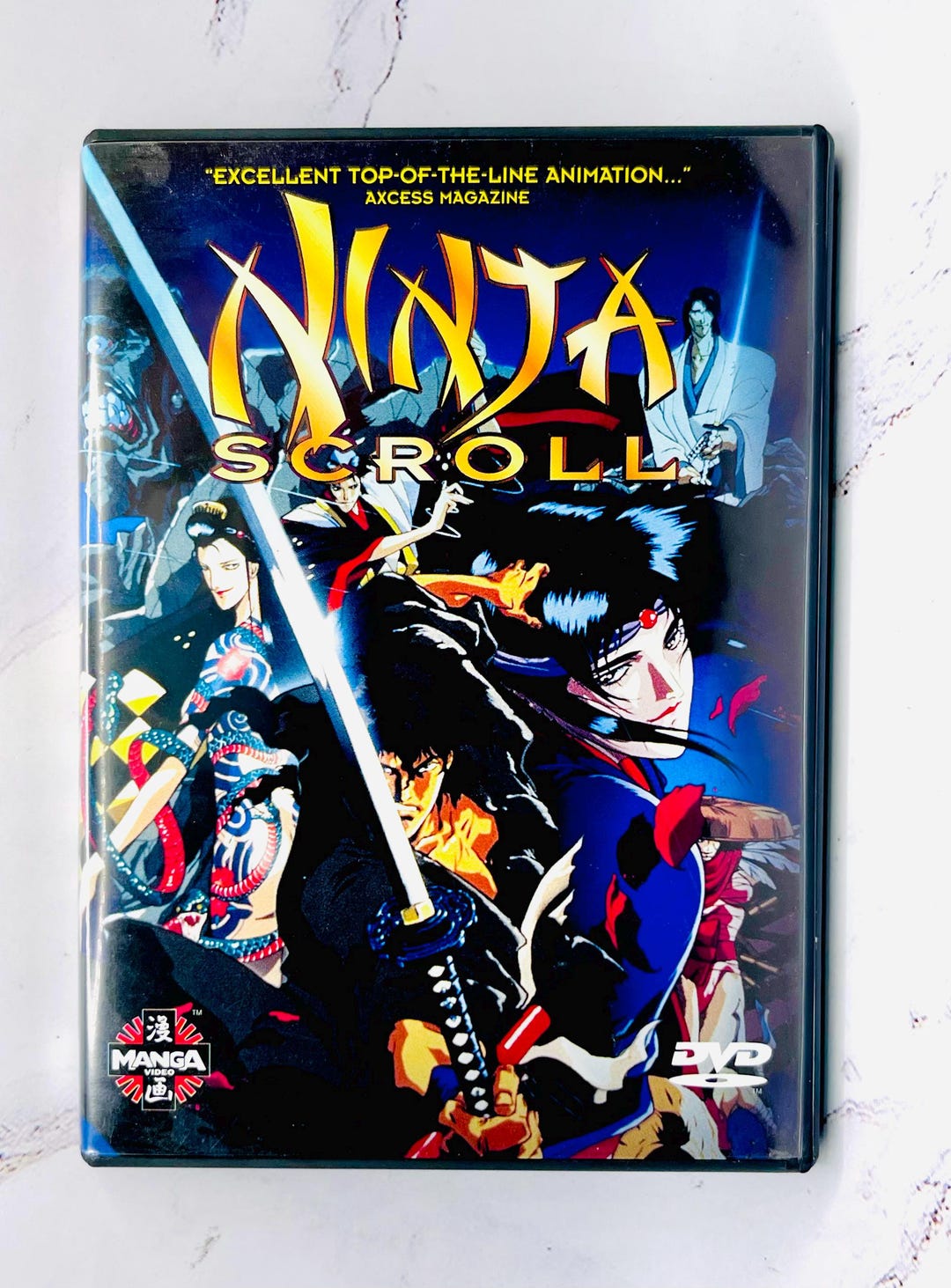 Ninja Scroll (DVD, 1993) Classic Anime Movie - Etsy