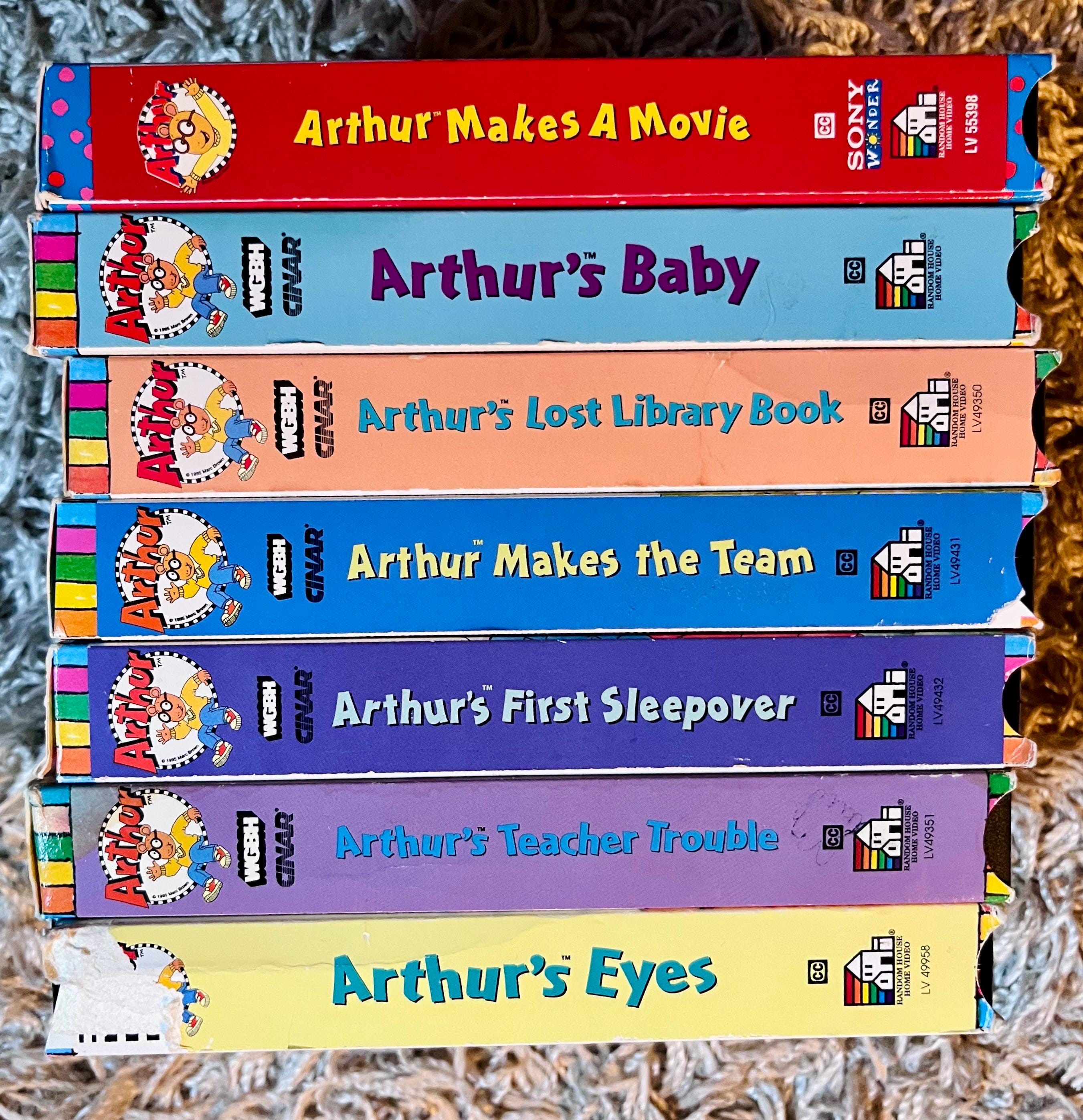 Arthur (VHS, Collection) Animated Series Lot - Etsy