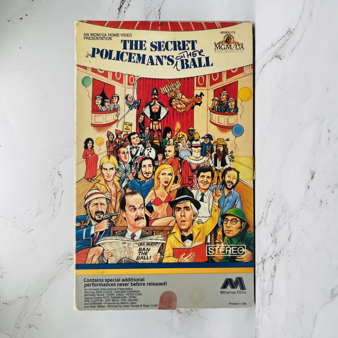 The Secret Policeman's Other Ball VHS Tape (1982) Monty Python Variety ...