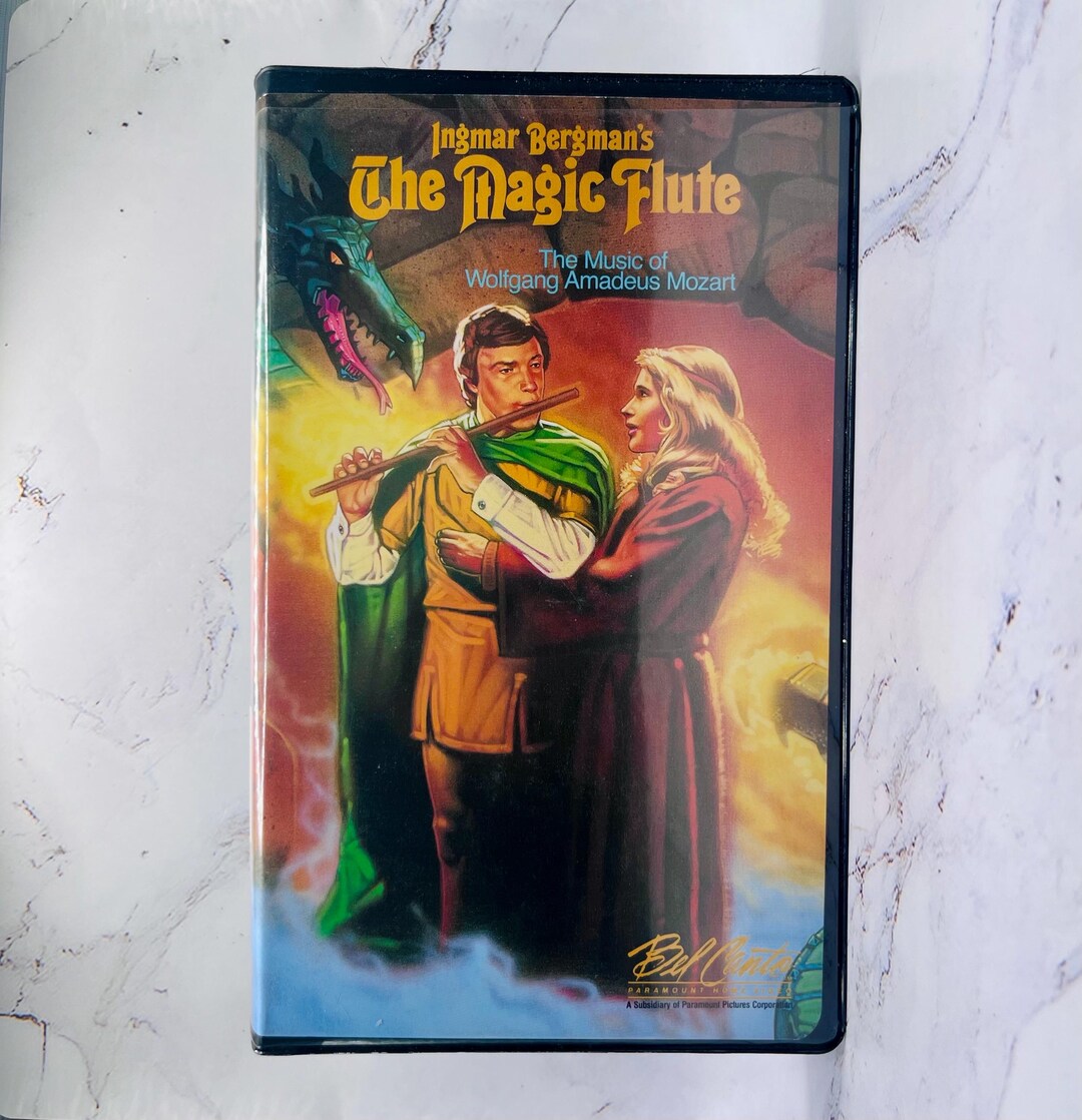 The Magic Flute (VHS Tape, 1975) Ingmar Bergman's Beloved Opera Film - Etsy