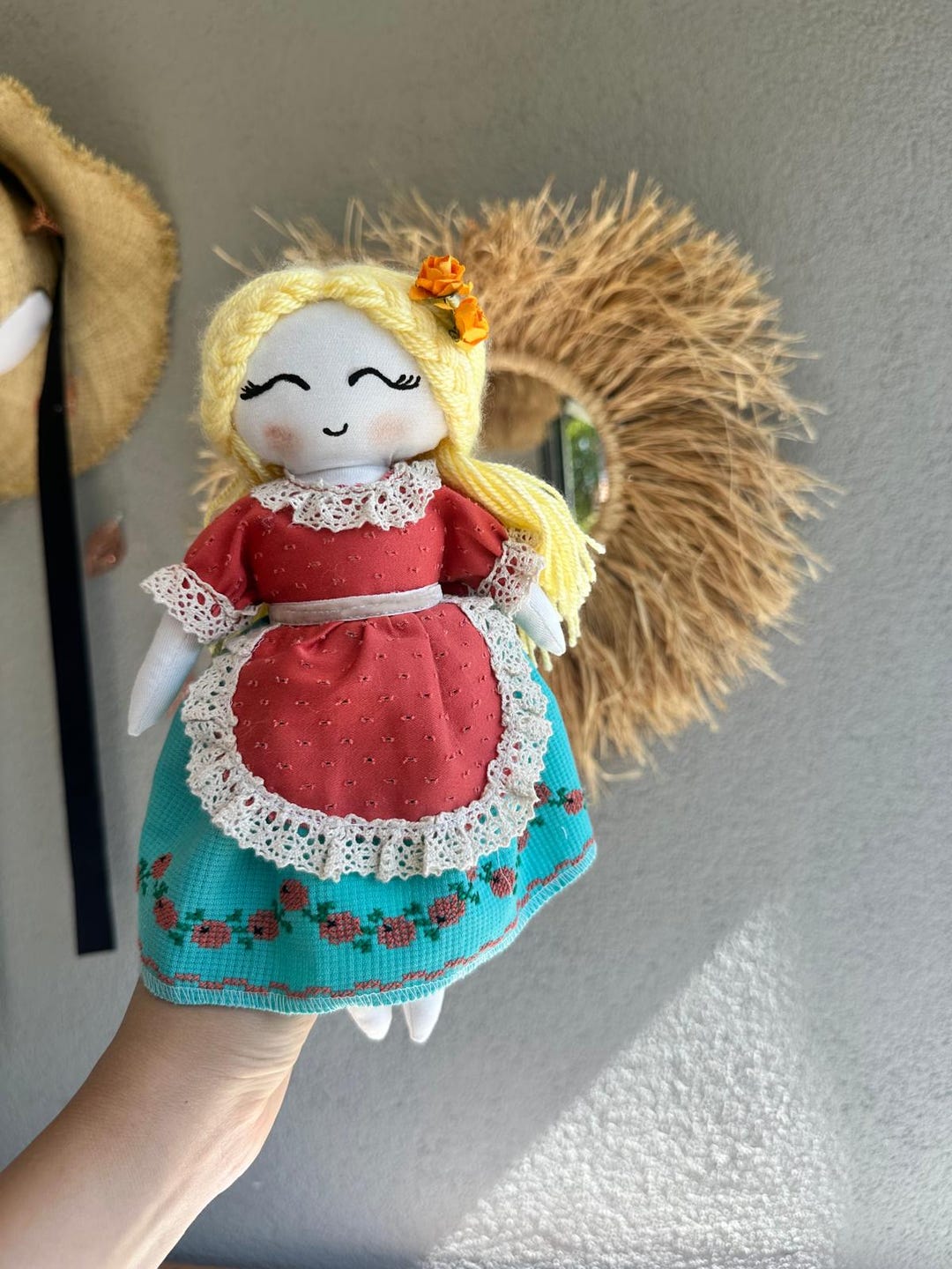 Waldorf Inspired Linen Doll – Handmade Soft Toy - Etsy
