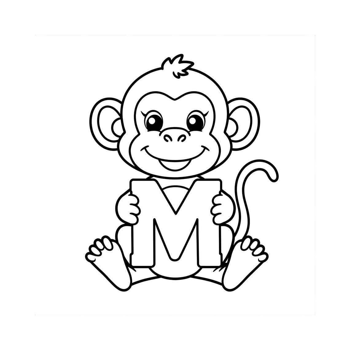 Kids Coloring Book -ABC Letters - Numbers 1–10 and Shapes – Educational ...