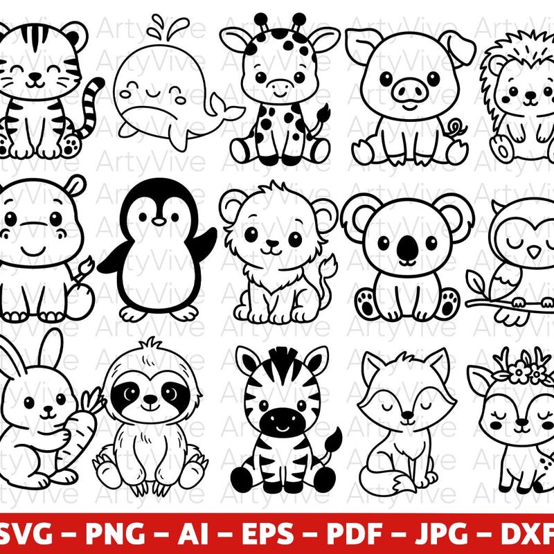 Forest Drawing Kawaii - Etsy UK