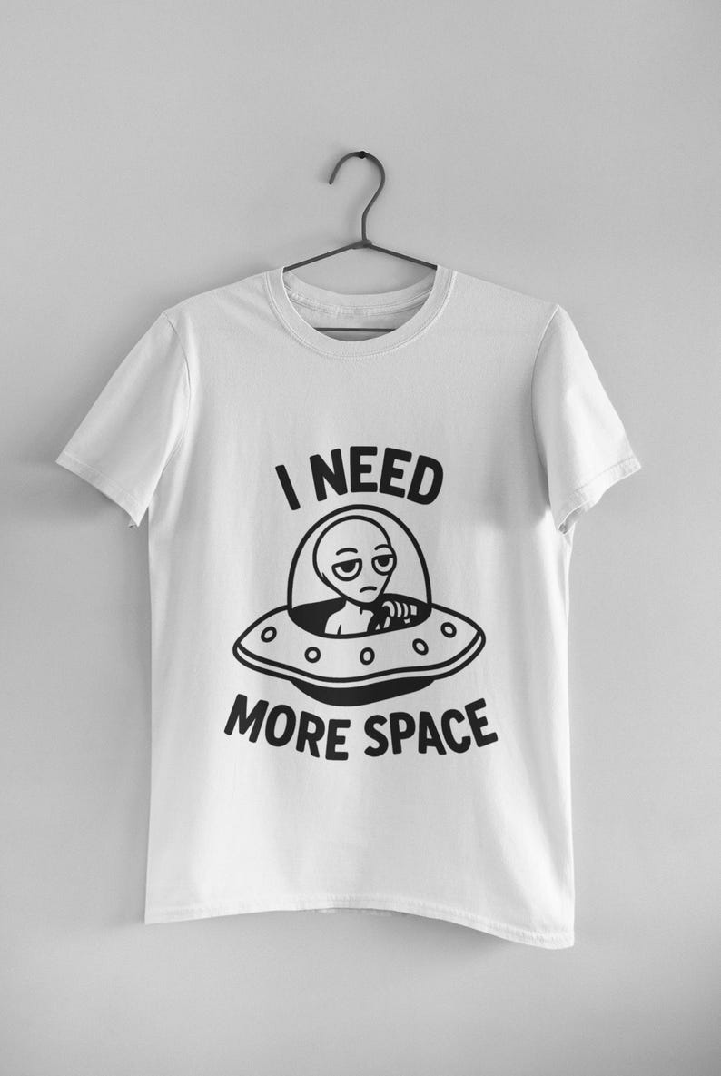 Alien SVG Bundle, Funny UFO Clipart Designs, Weird Space Quotes for ...