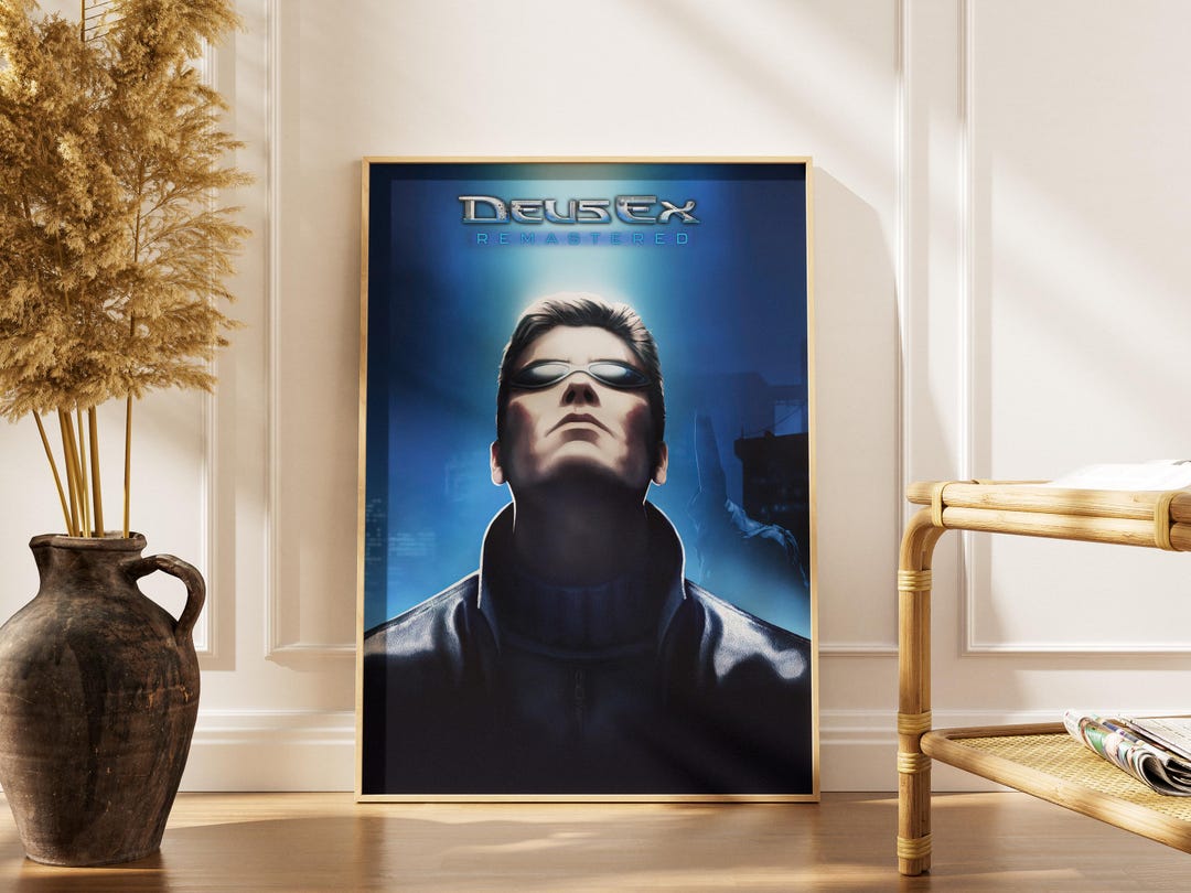 Deus Ex Remastered Poster – Cyberpunk Sci-fi Art Print - Etsy