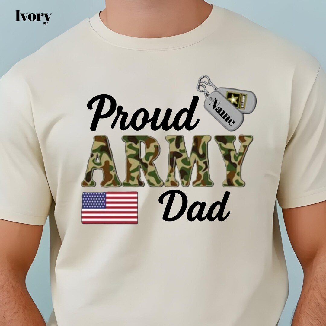 Custom USA Proud Army Family Shirt, Personalized Veterans Day Tee ...