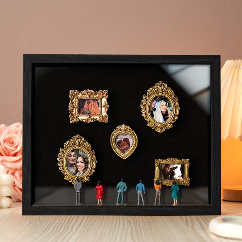 Personalized Museum of Us Shadow Box, Custom Memory Frame, Mini Museum ...