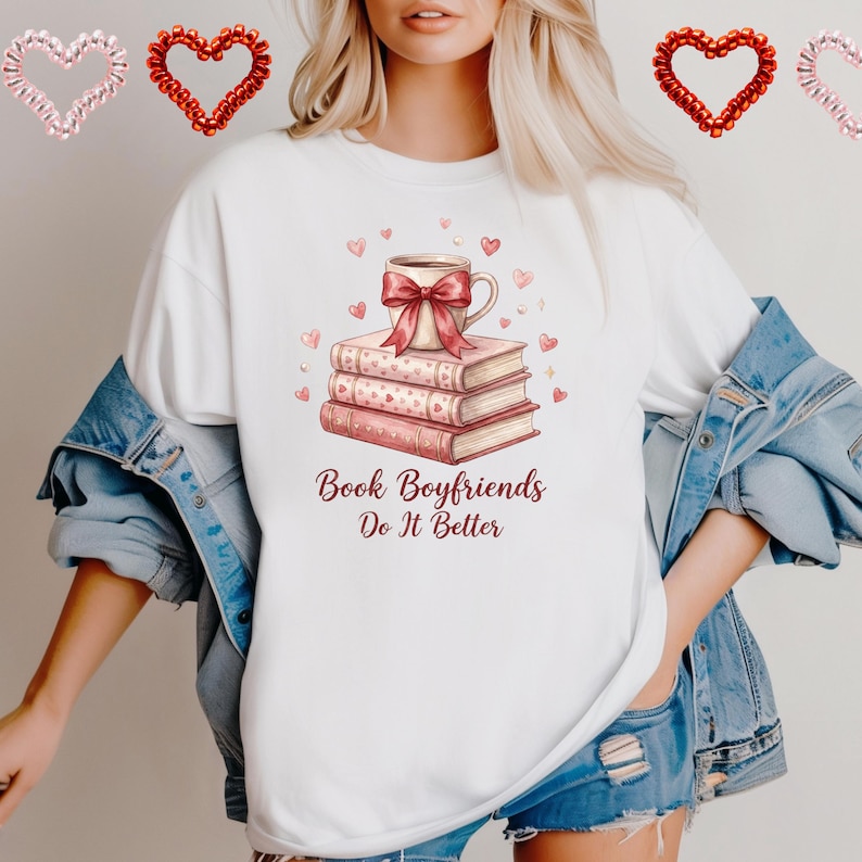 Galentines Day Top Apparel, Coquette Book Shirt, Spicy Romance Reader ...