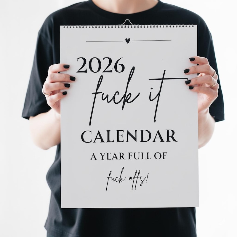 Rude Calendar 2026 - Etsy UK