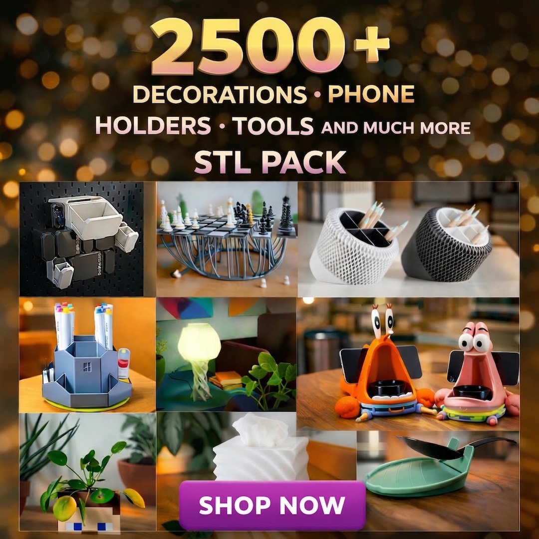 2500+ Functional STL Files – Home Decor, Gadgets, Stands, Holders ...