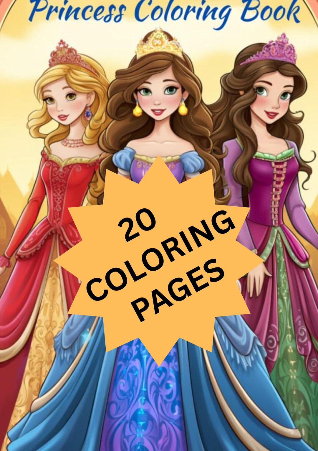 20 Princess Coloring Pages for Kids – Fun Girl Coloring Sheets ...
