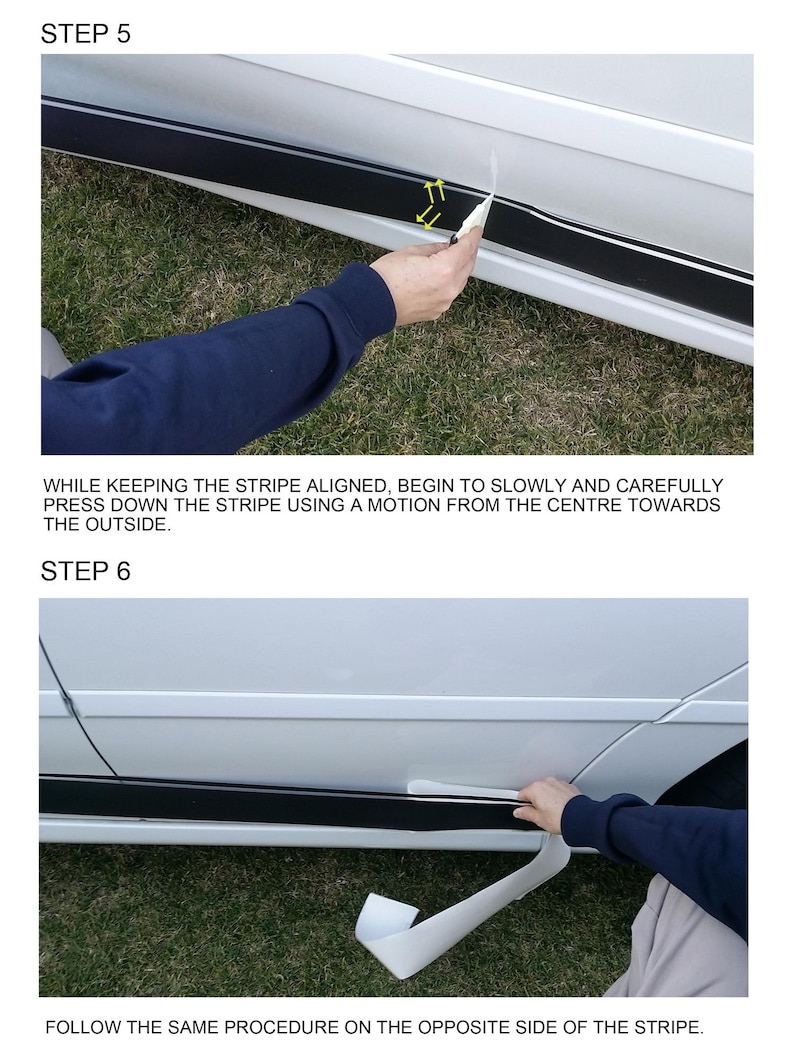 Toyota Yaris GR Car Side Racing Rocker Stripe Vinyl Decal Sticker ...