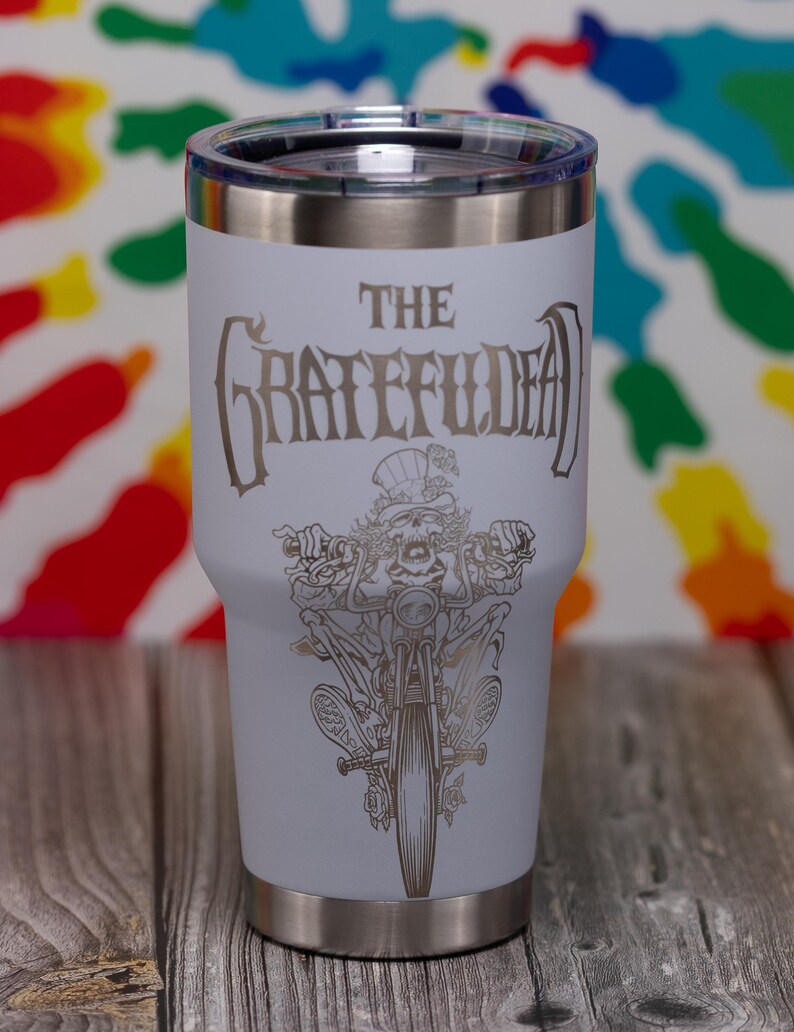 Grateful Dead Uncle Sam Biker 30oz Tumbler – Custom Color – Laser ...