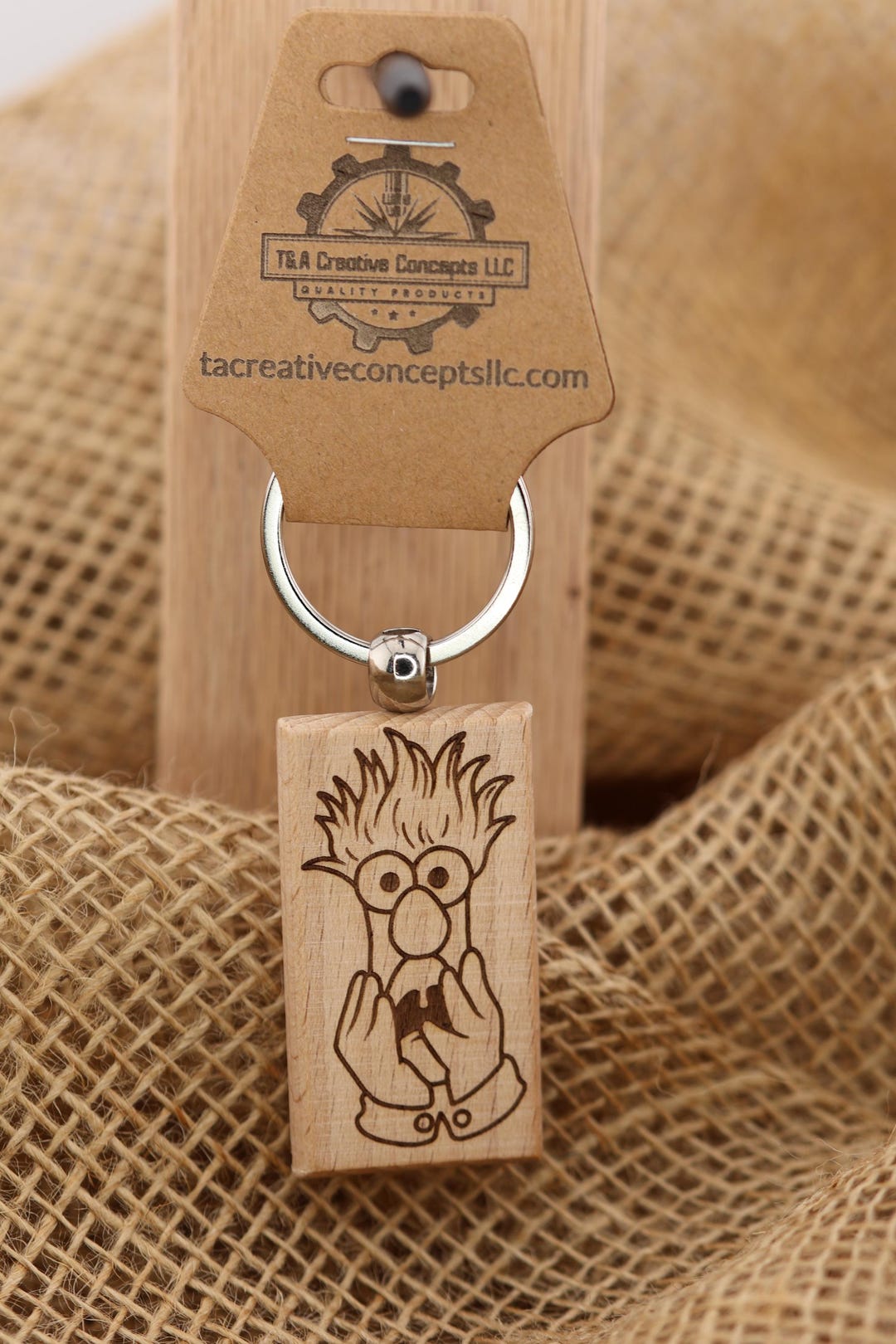 Laser Engraved Beaker Keychain: Muppets Fan Gift, Stainless Steel ...