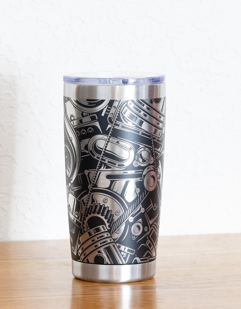 Car Parts Tumbler: Laser Engraved Stainless Steel, 20oz - Etsy