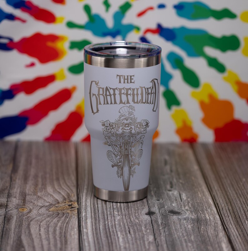 Grateful Dead Uncle Sam Biker 30oz Tumbler – Custom Color – Laser ...