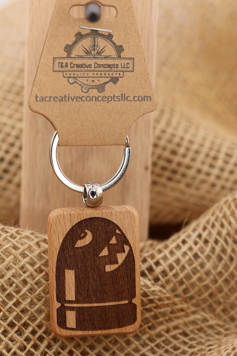 Super Mario Bullet Bill Keychain / Bag Charm– Double-sided Laser ...