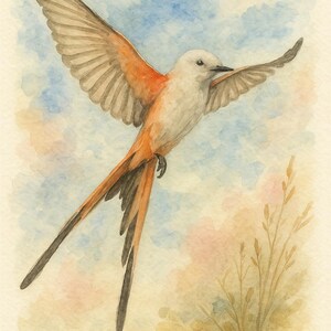 Wingspan Watercolor Printable Poster – Digital Download - Etsy