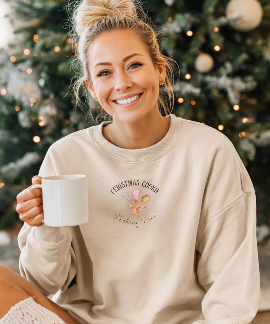 Baking Crew Sweatshirt, Christmas Sweatshirt, Christmas Cookie Sweater ...