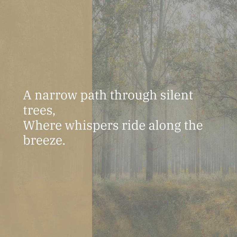 Enchanted Forest - Printable Poem Card - Digital Download - Gift - Etsy ...