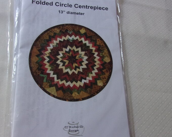 Folded Circle Centrepiece A DJ Richards Design A Fabric Layer Folded ...