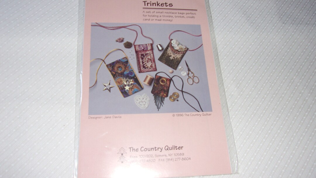 Trinkets From Jane Davila and the Country Quilter From 1996 Necklace ...