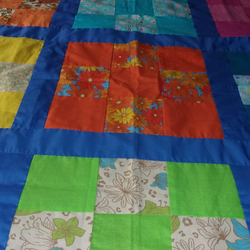 Nine Patch Quilt - Etsy