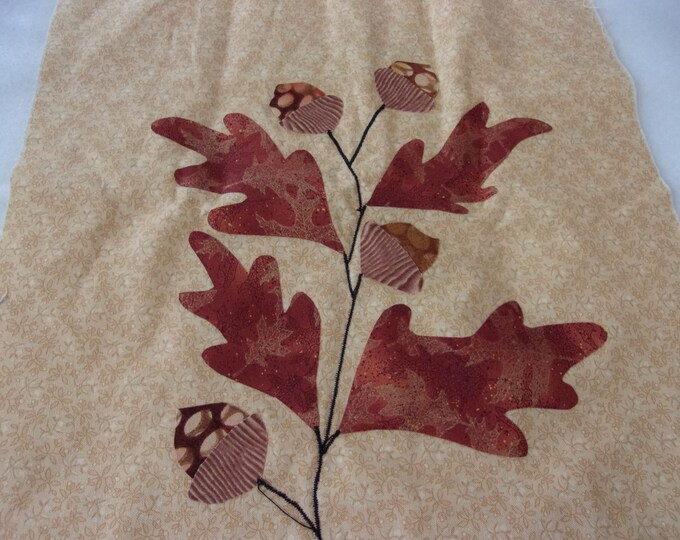 Nine Fall Themed 12 Quilt Blocks One Applique and Nine Pieced Fall ...