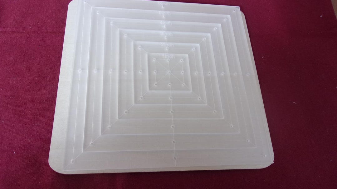 Nesting Square Rulers for Quilting Sizes 1 to 6 Inch Acrylic Quilting ...