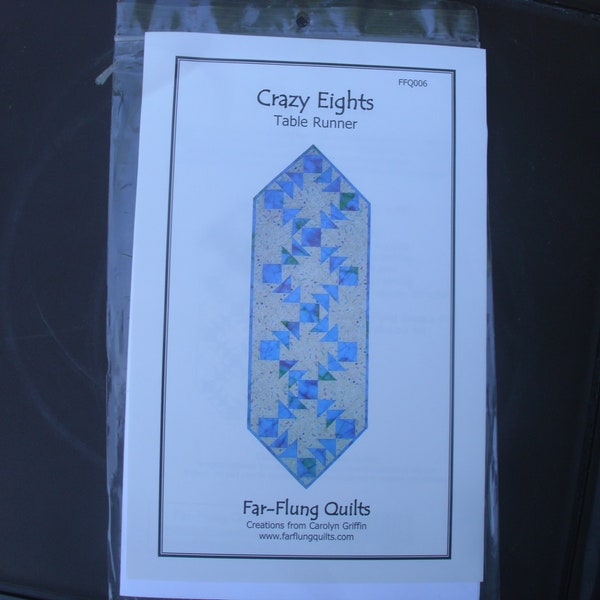 Crazy Eight Quilt Pattern - Etsy