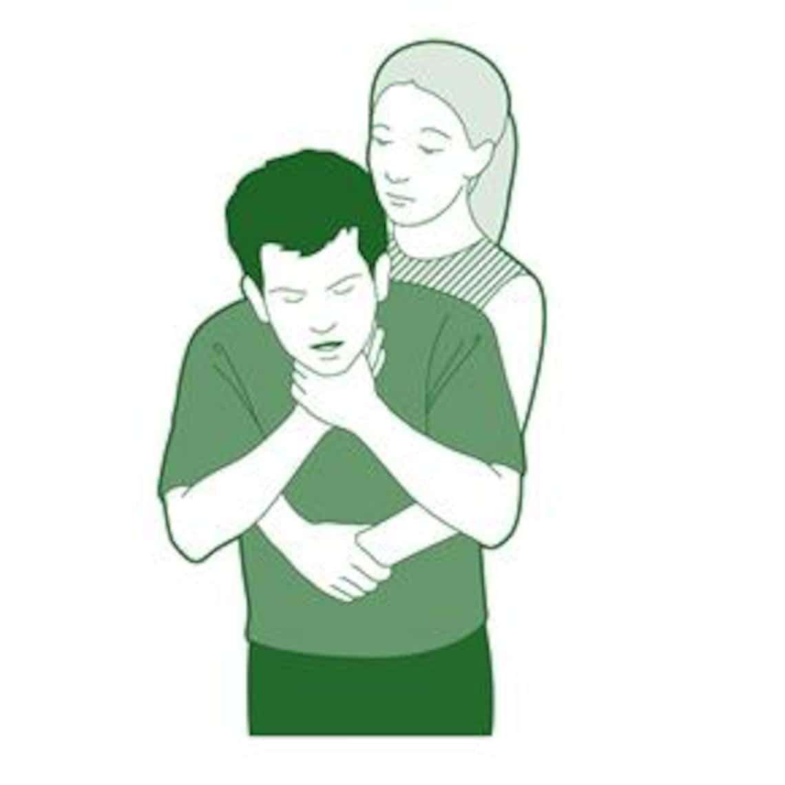 Choking First Aid Guide Adult and Child Choking First Aid Chart ...