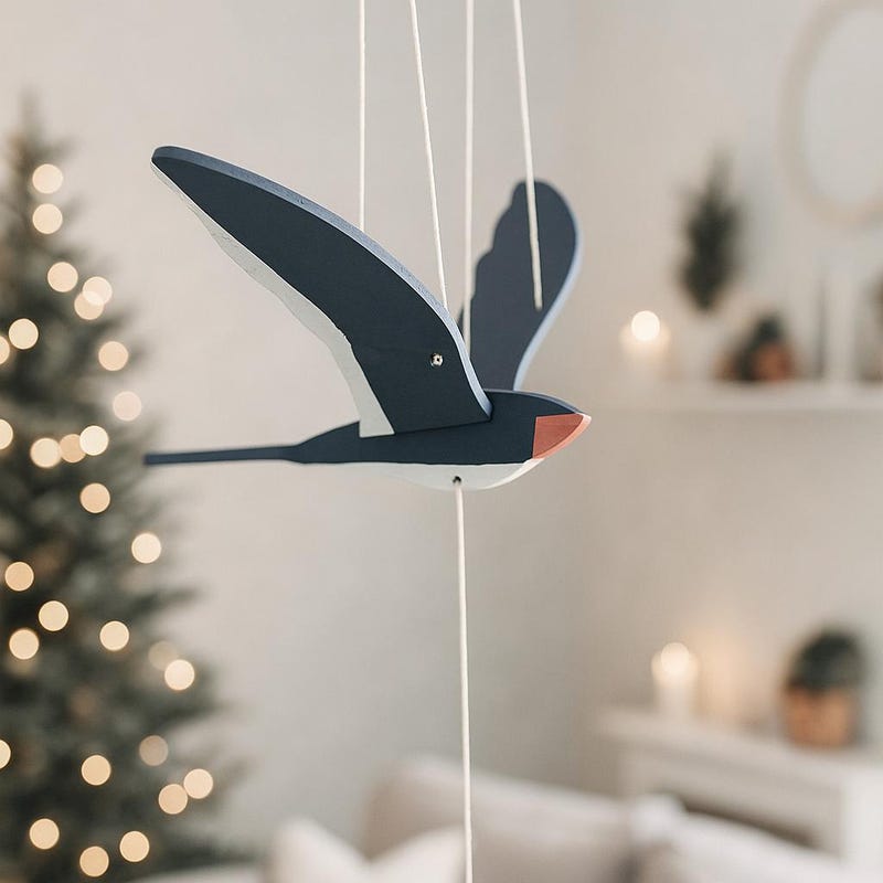 Flying Bird Mobile - Etsy