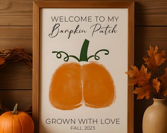 Cutest Bumpkin in the Patch, Printable Fall and Autumn Pumpkin Patch ...