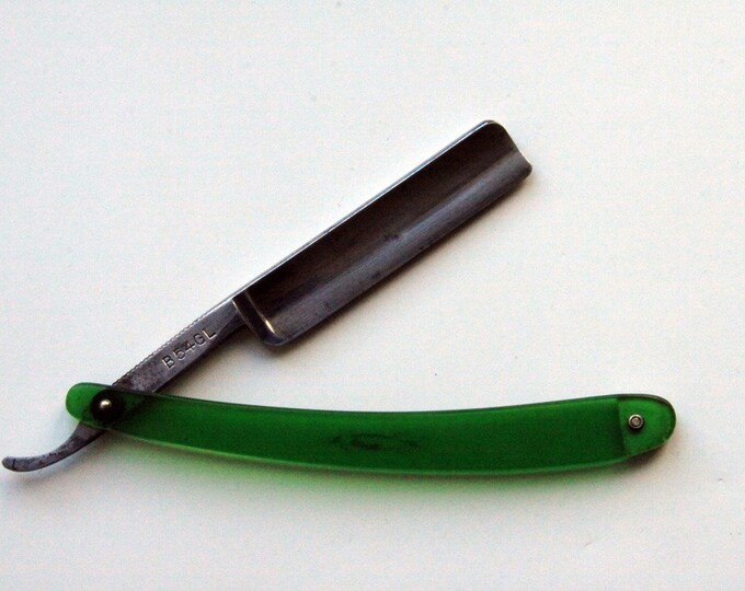 Lucky Luciano Green Lizard Straight Razor - Etsy