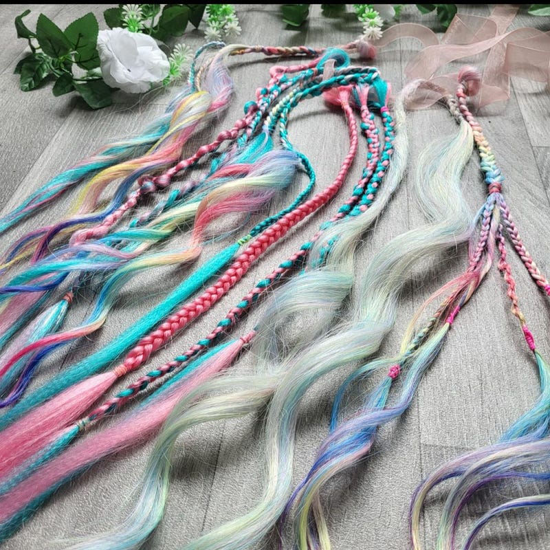 Mermaid Hair Extensions - Etsy
