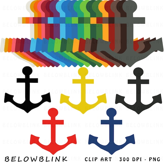 Anchors Digital Clip Art Commercial Use - Instant Download - DP142 by ...