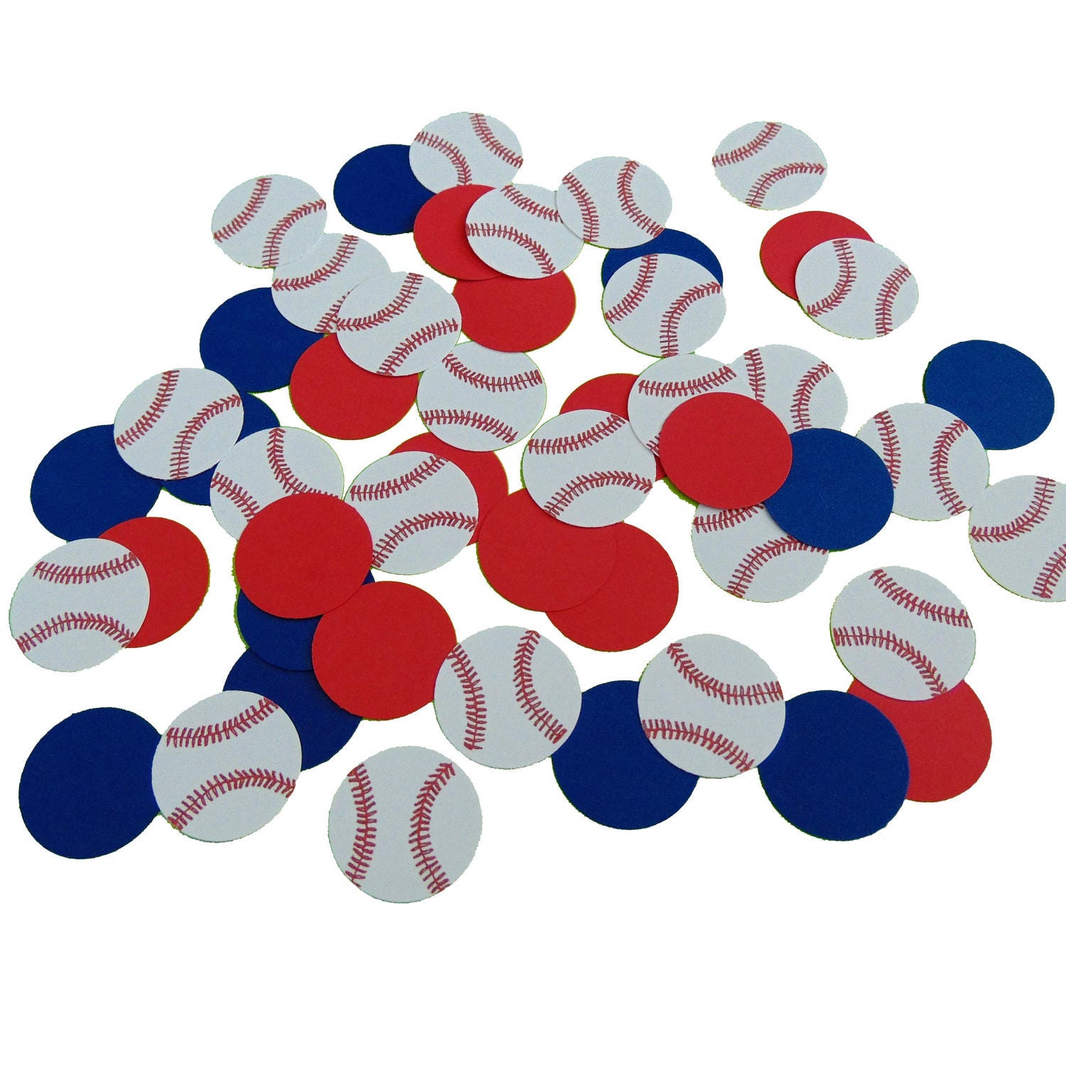50 Baseball Confetti Sports Party Decorations Birthday - Etsy