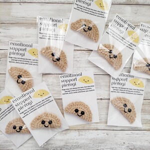 Emotional Support Pierogi Crochet Plush Amigurumi - Comforting Handmade ...