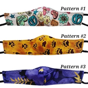 Nose Mask Pollen Protection Dust Cotton Washable Reusable Adjustable ...