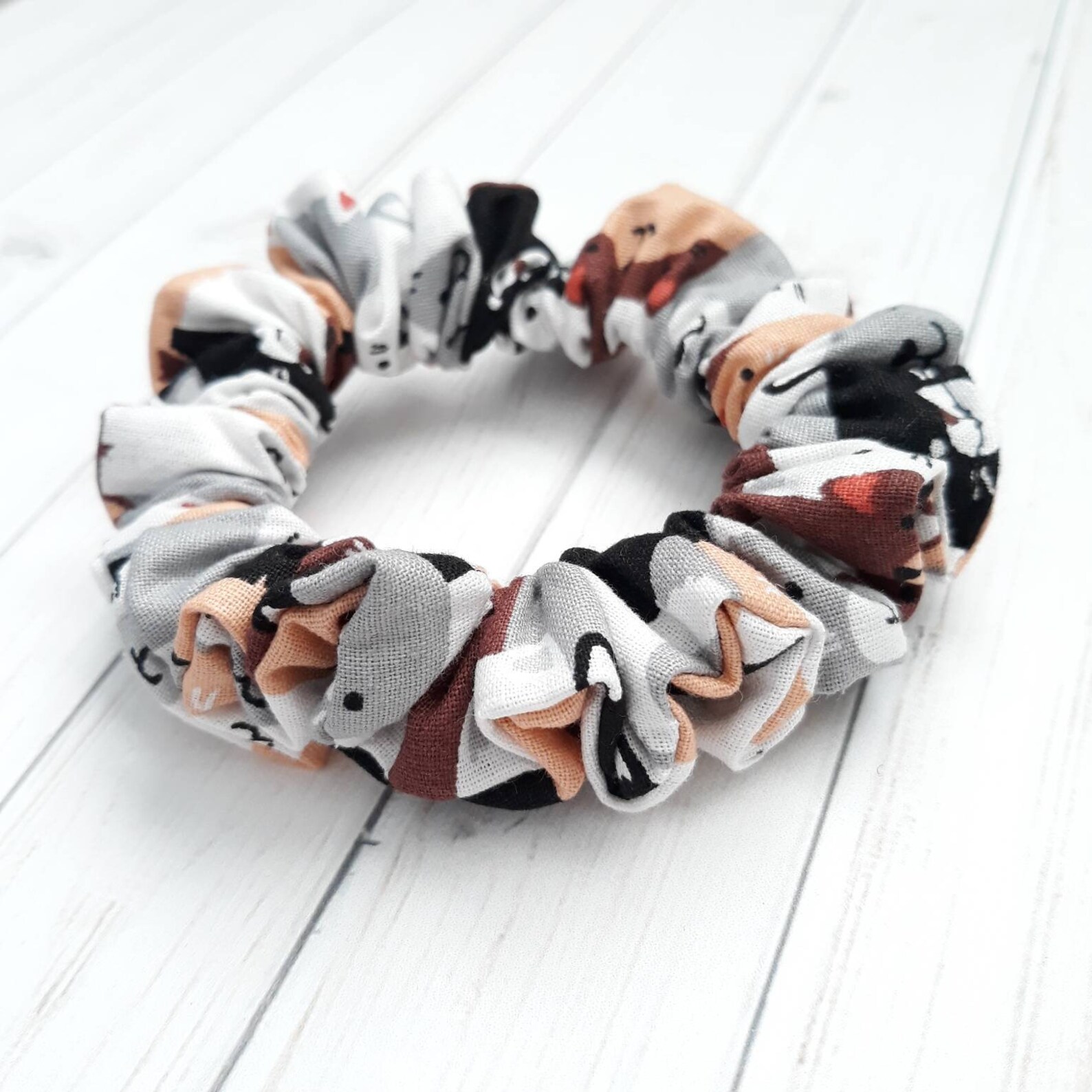 Cats Scrunchie Ponytail Holder Hair Elastic Hair Accessory - Etsy