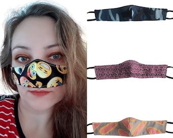 Nose Mask Pollen Protection Dust Cotton Washable Reusable Adjustable ...