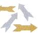 25 Glitter Gold Arrow Confetti Tribal Baby Shower Bohemian - Etsy