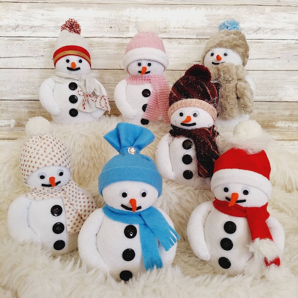 Stuffed Snowman - Etsy