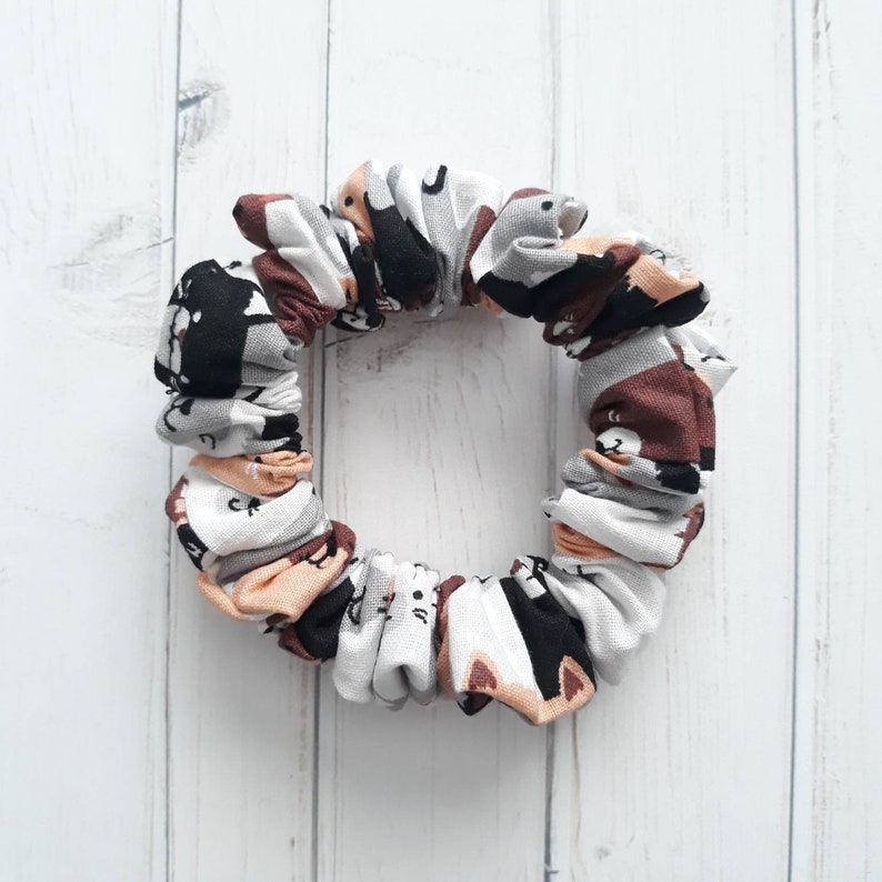 Cats Scrunchie Ponytail Holder Hair Elastic Hair Accessory - Etsy