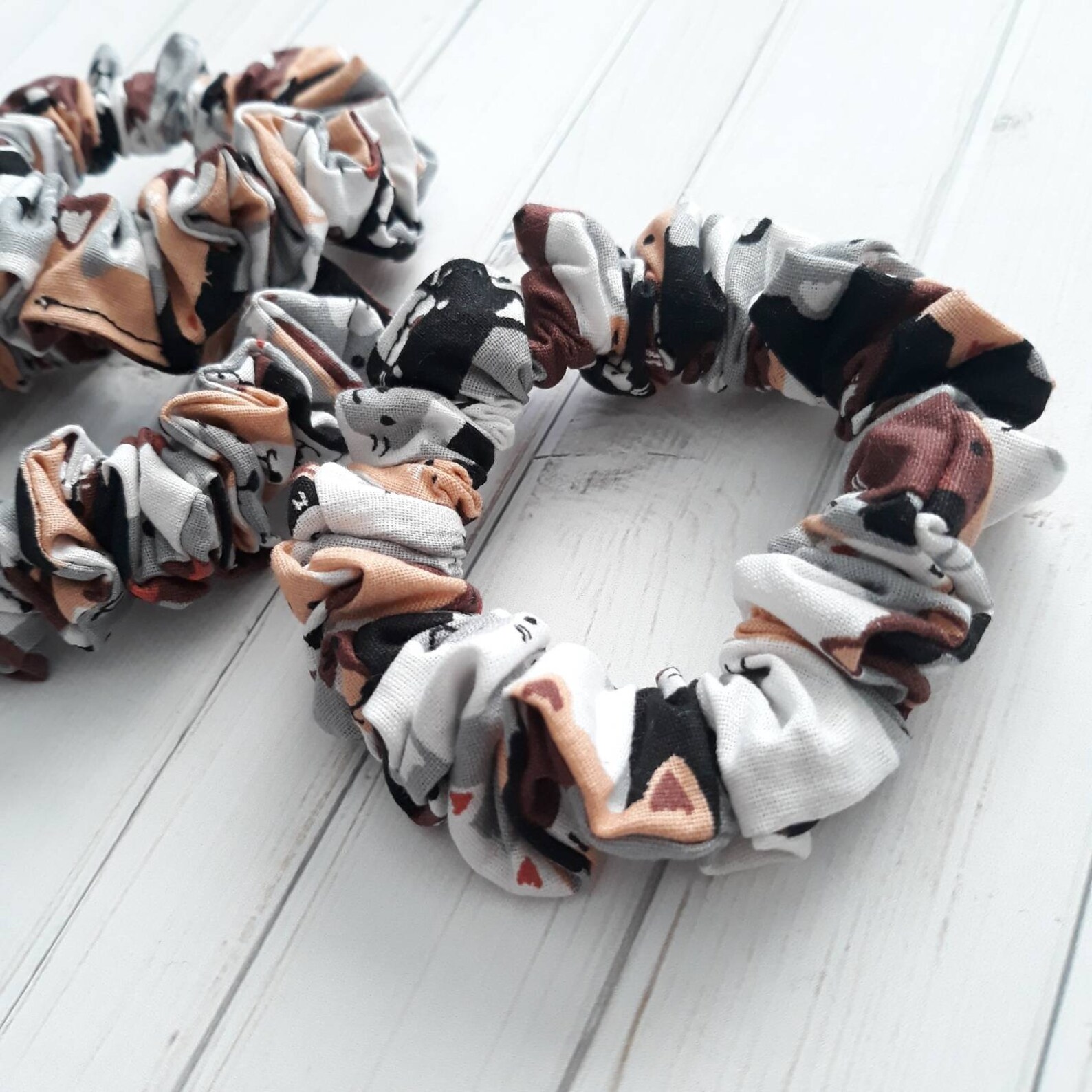 Cats Scrunchie Ponytail Holder Hair Elastic Hair Accessory - Etsy