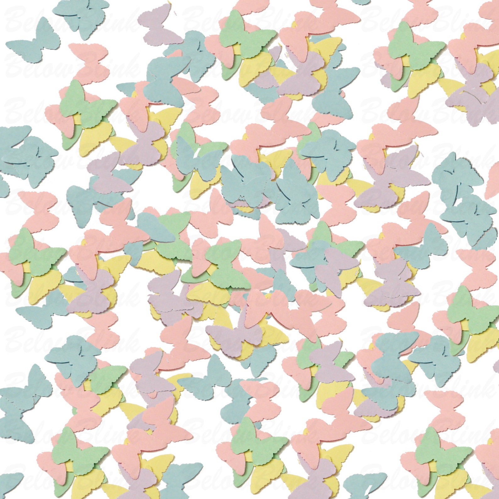 Pastel Butterfly Confetti Butterflies Garden Party Decor - Etsy