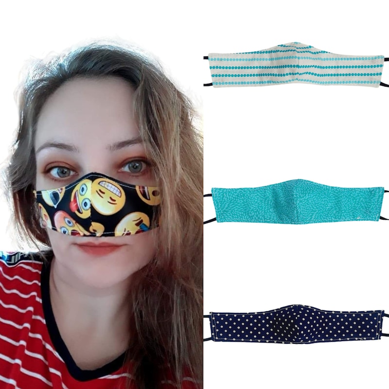 Half Face Mask - Etsy