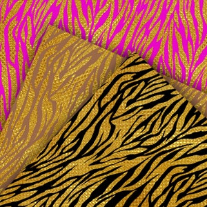 Gold Zebra Digital Paper Animal Skin Jungle Background Safari ...