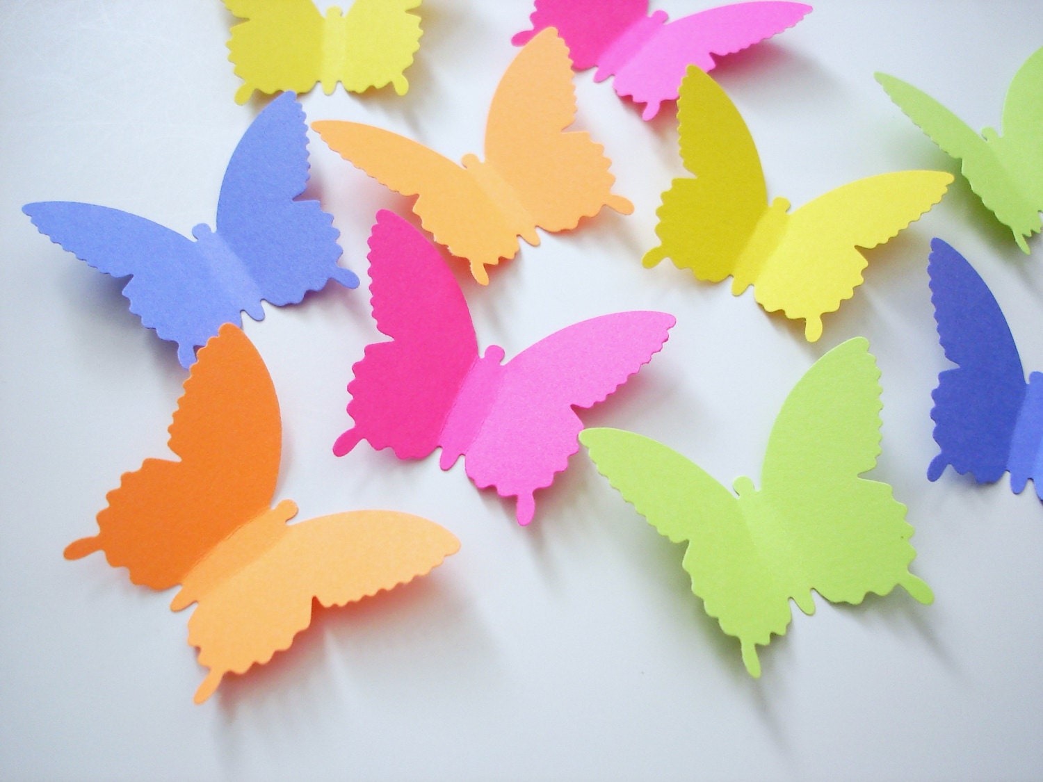 25 Extra Large Brights Country Butterfly Die Cut Punch | Etsy