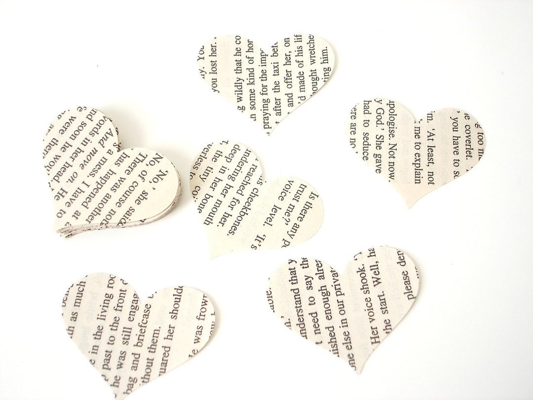 Heart Confetti 50CT, Hearts Table Scatter, Romantic Heart Confetti ...